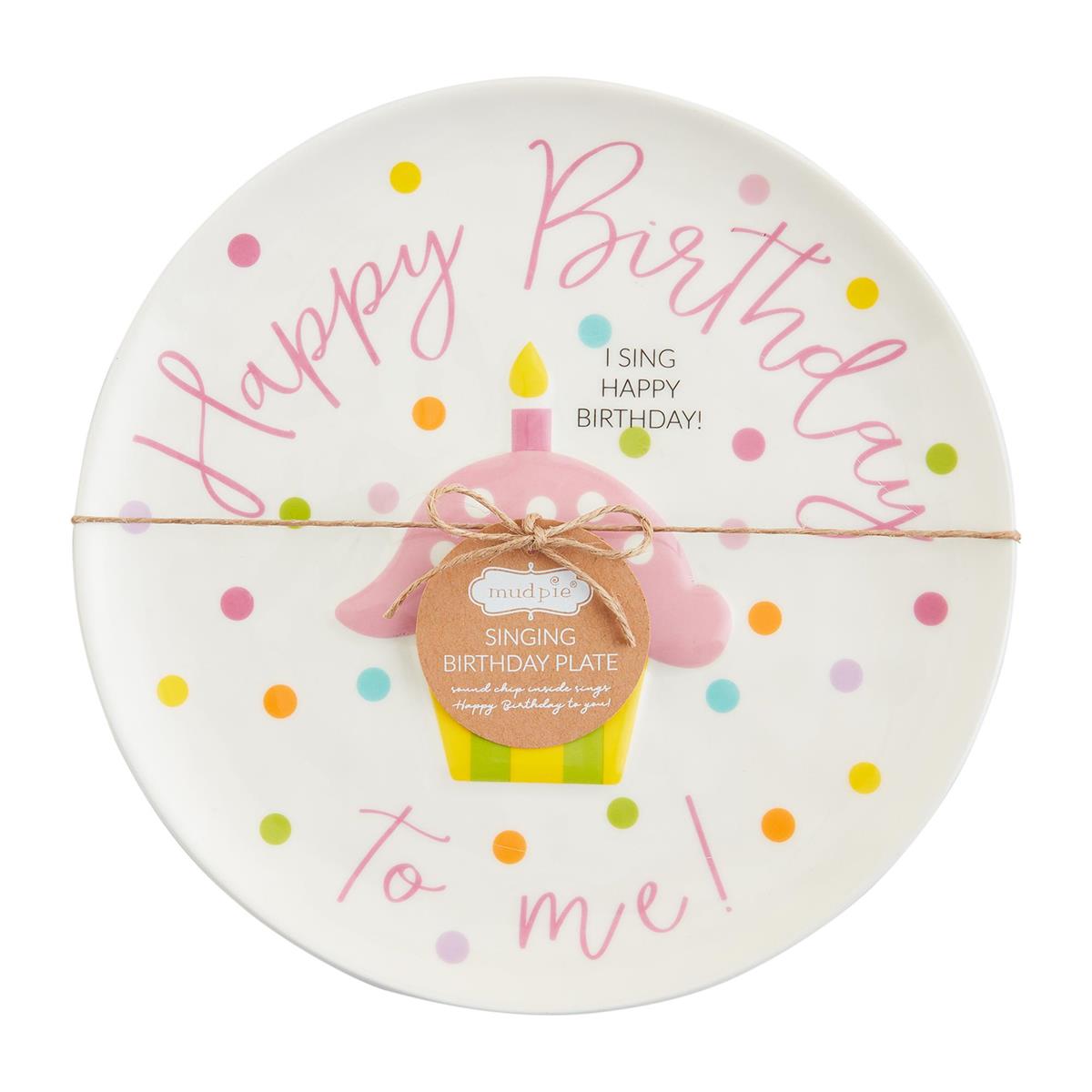 Birthday Girl Singing Plate – Paper + More